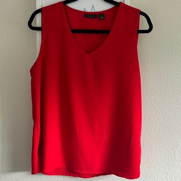 Halogen | Tops | Red Halogen Tank To Wear With Jeans Or Skirt With A ...